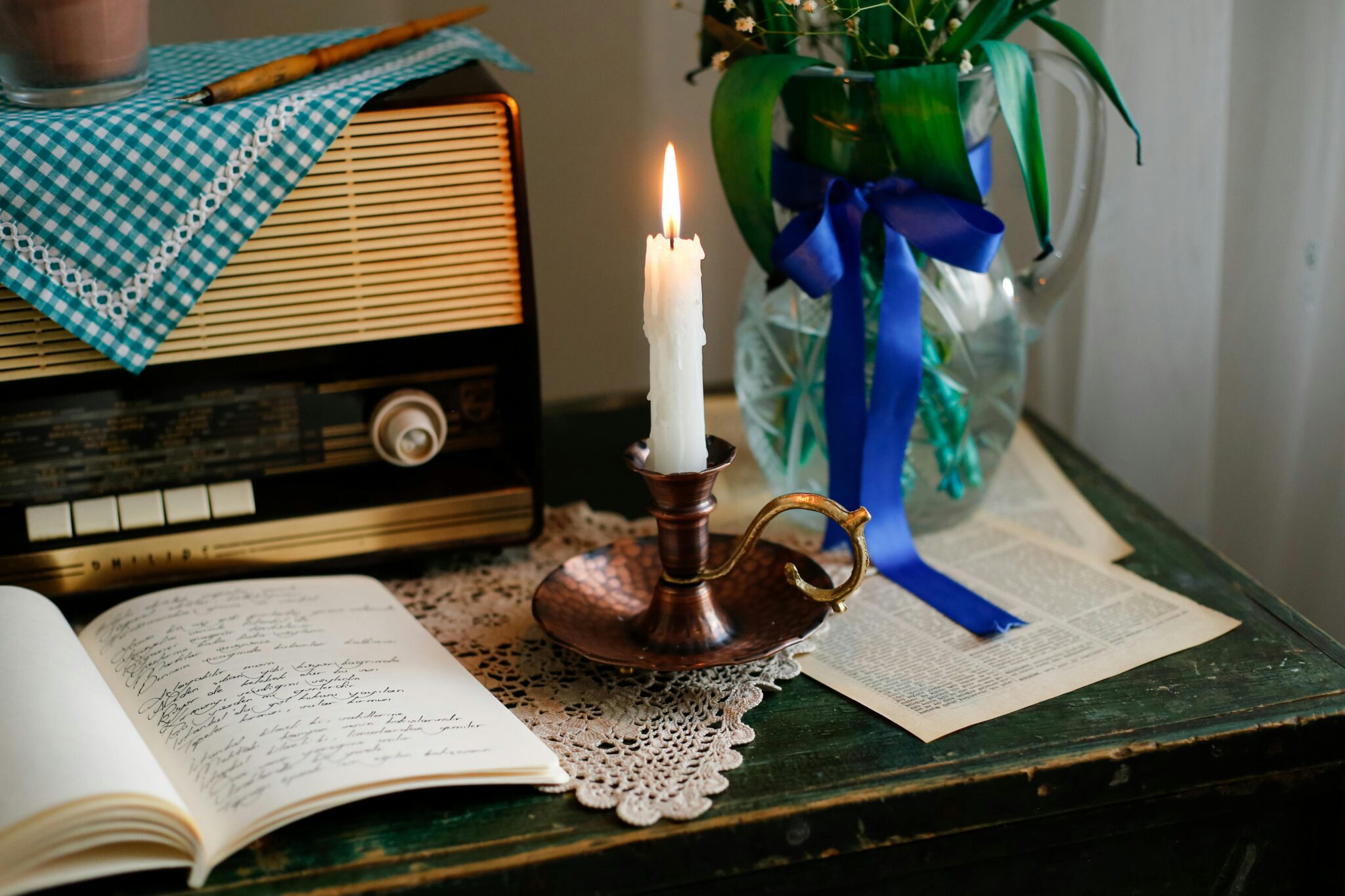 Type capital letters on the keyboard